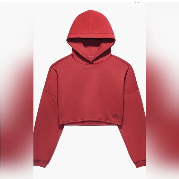 Savage X Fenty | Tops | Savage X Fenty Red Cropped Hoodie | Poshmark